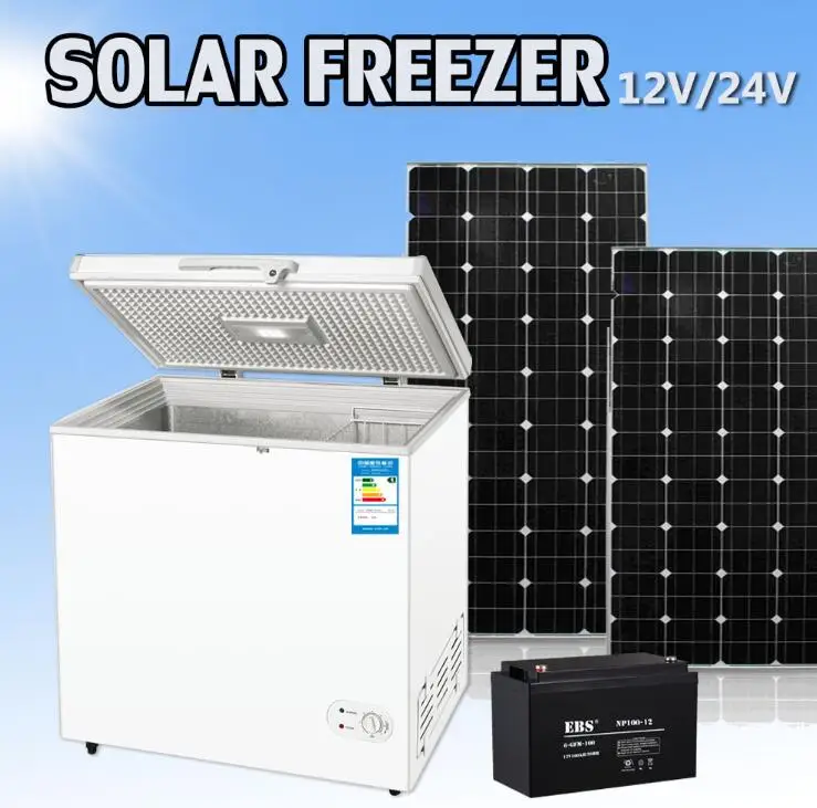 100L DC Freezer with 12V/24V Power Source for Car Household Outdoor ...