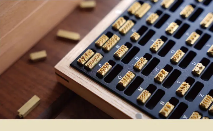 Custom Letters Stamp Molds T-Slot Fixture Holder Times New Roman Brass ...