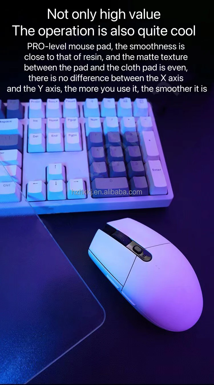 Tempered Glass Mouse Pad - Perfect for Gaming & Office