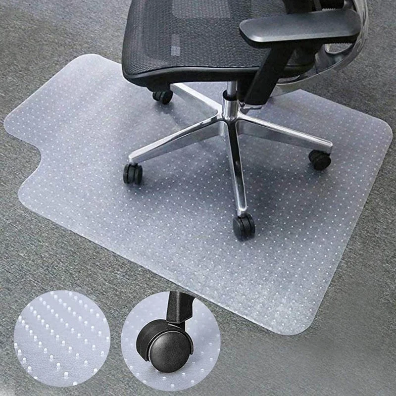 Waterproof Custom Transparent Studded Chair Capet Mat Pvc Desk Chair ...