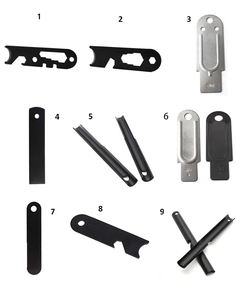 Survival Flint Striker Sharp Edge Stainless Steel Ferro Rod Scraper ...