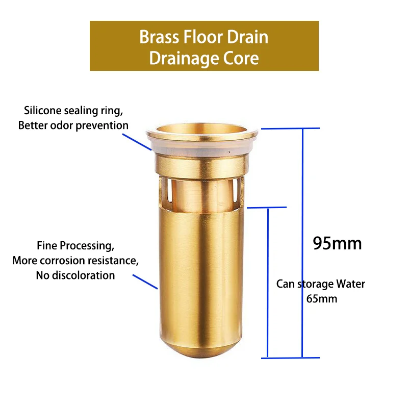 Bathroom Square Grating Linear Floor Drain In Stainless Steel 304 Clean ...