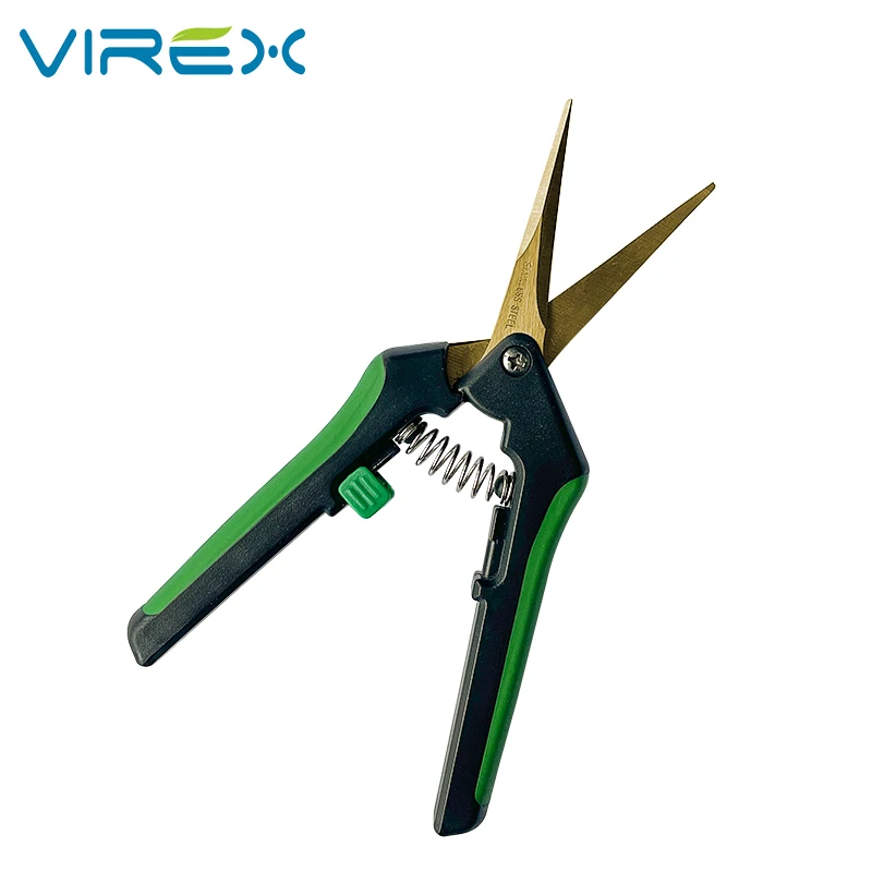 Hydroponic Bonsai Snips Trimming Titanium Scissors Plant Scissors - Buy ...