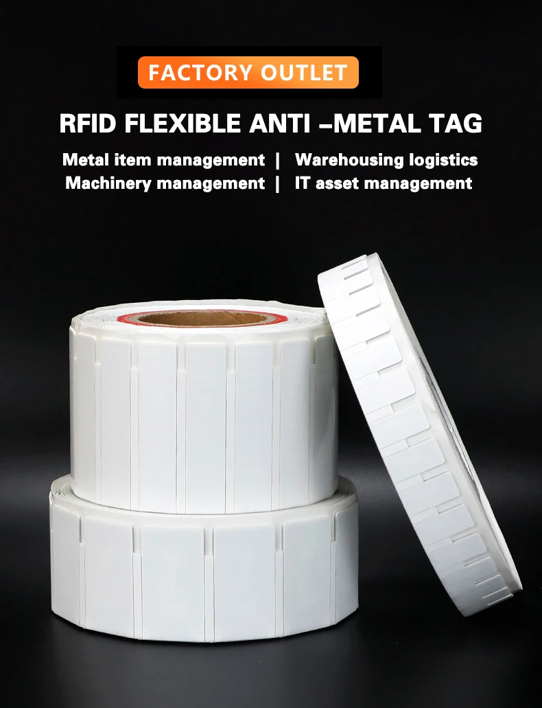 Customized Printable Rfid Flexible Anti Metal Tag Soft on Metal UHF ...