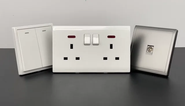 Sirode 211 Series British Standard Modern Luxury Gold Color 13a 5 Pin ...