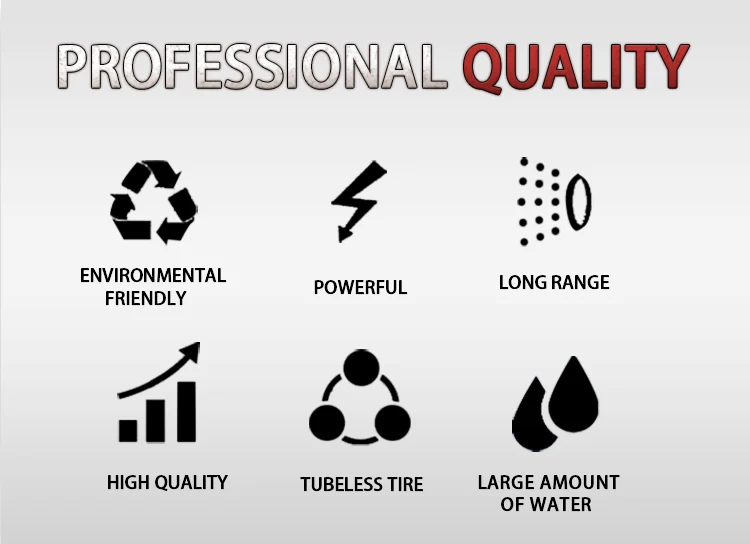 Keyu New Product Electric Fire Truck Lengthen Water Pump 6 Wheels Fire ...