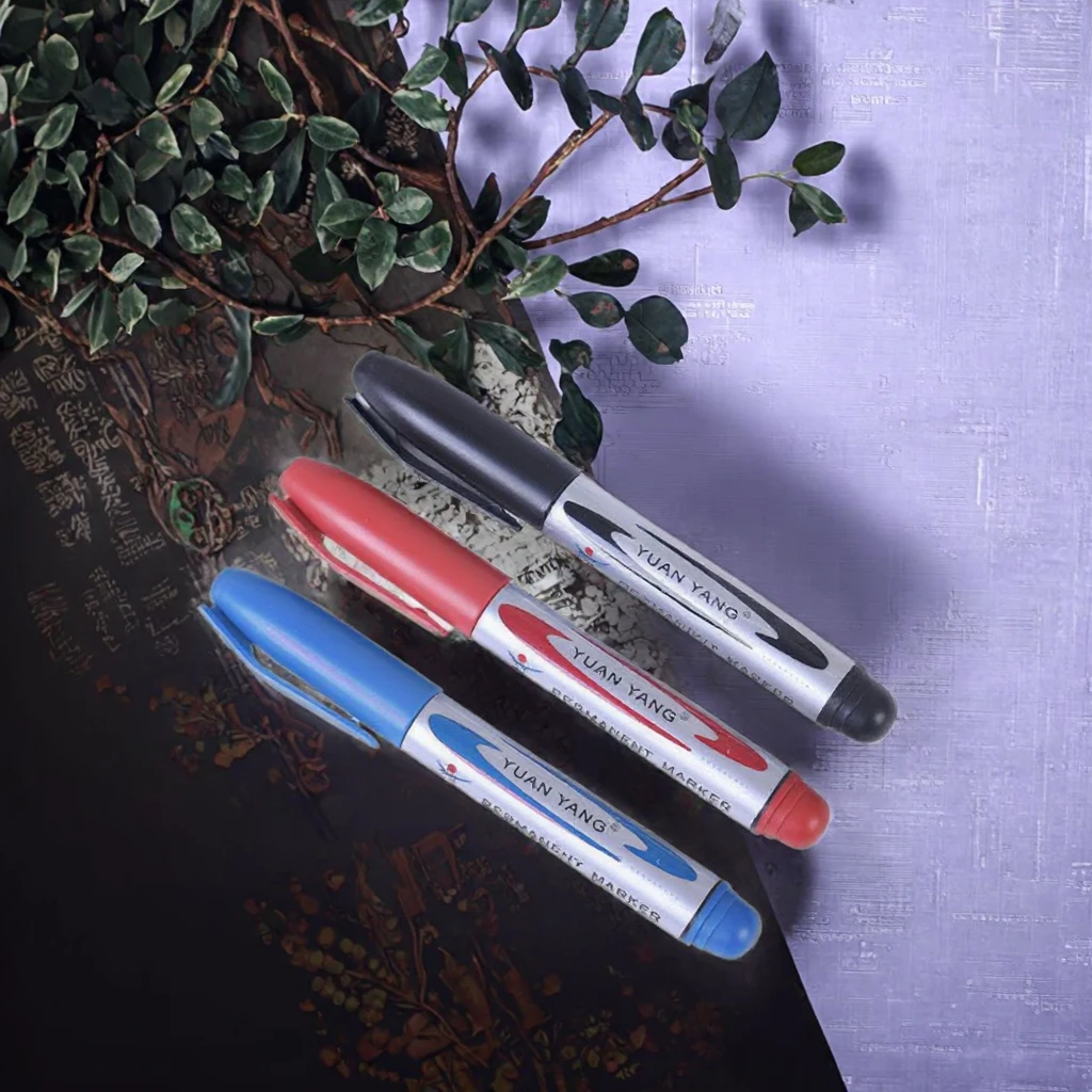 Non-Toxic 12-Color Wet Erase Marker Pens for Paper - Dry Erase ...