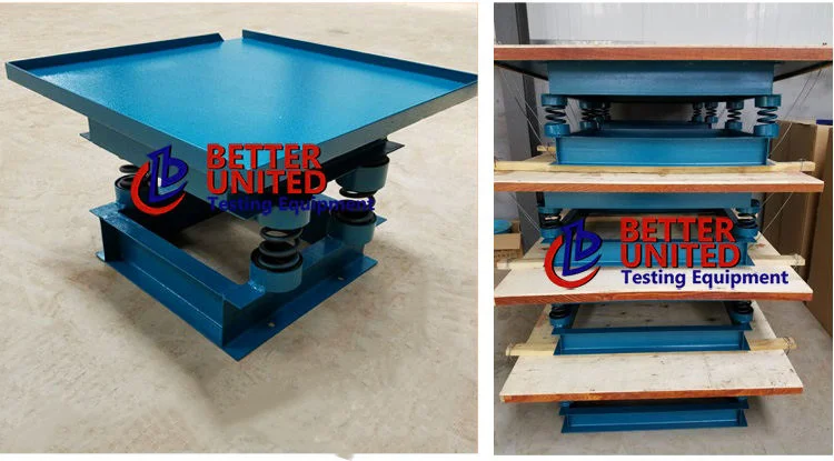 High Frequency Horizontal Vibration Table for Concrete Molds
