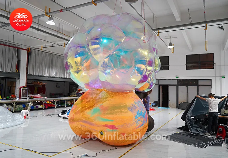 Custom Big Pvc Colourful Cartoon Mascot Inflatables Inflatable With ...