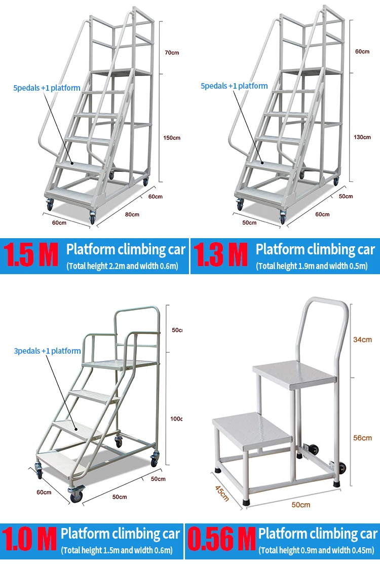 Detachable Mobile Step Ladder - Safe Climbing Platform