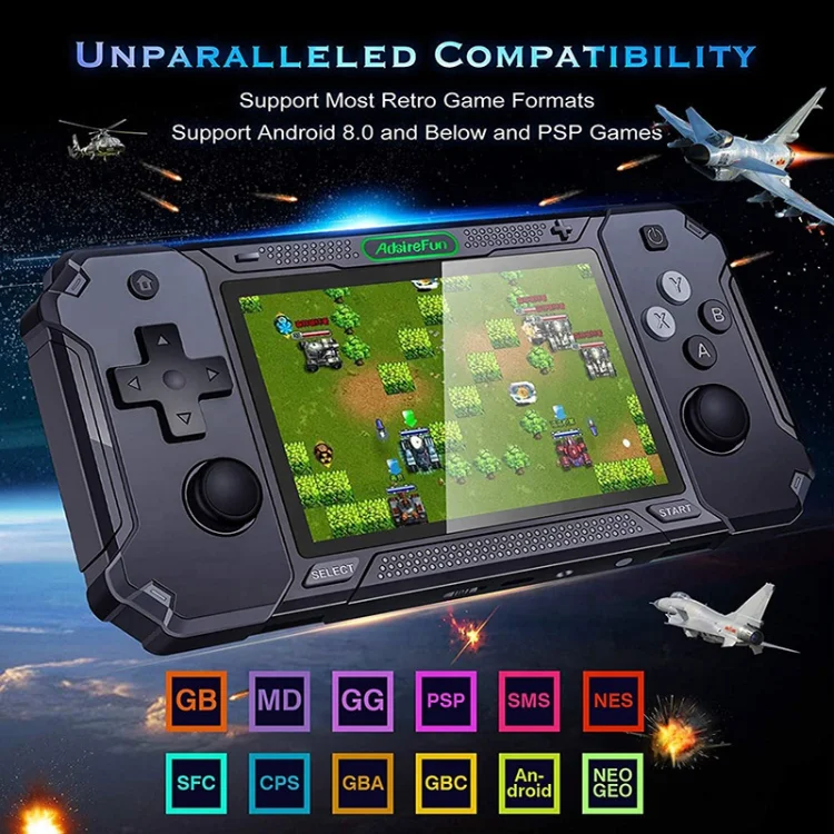 Hot High-end Retro Handheld Game Machine 4-inch Color Screen Children ...