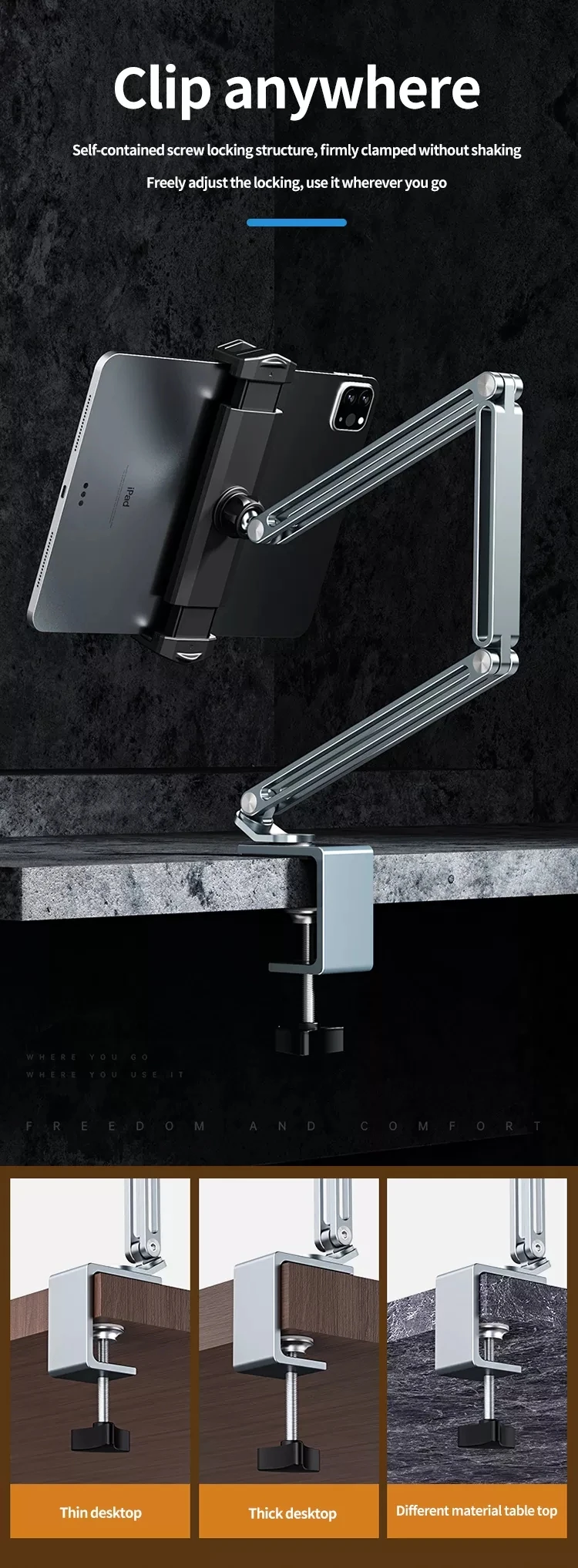 Secure Your Tablet with Aeckon's Metal Anti-Theft Holders