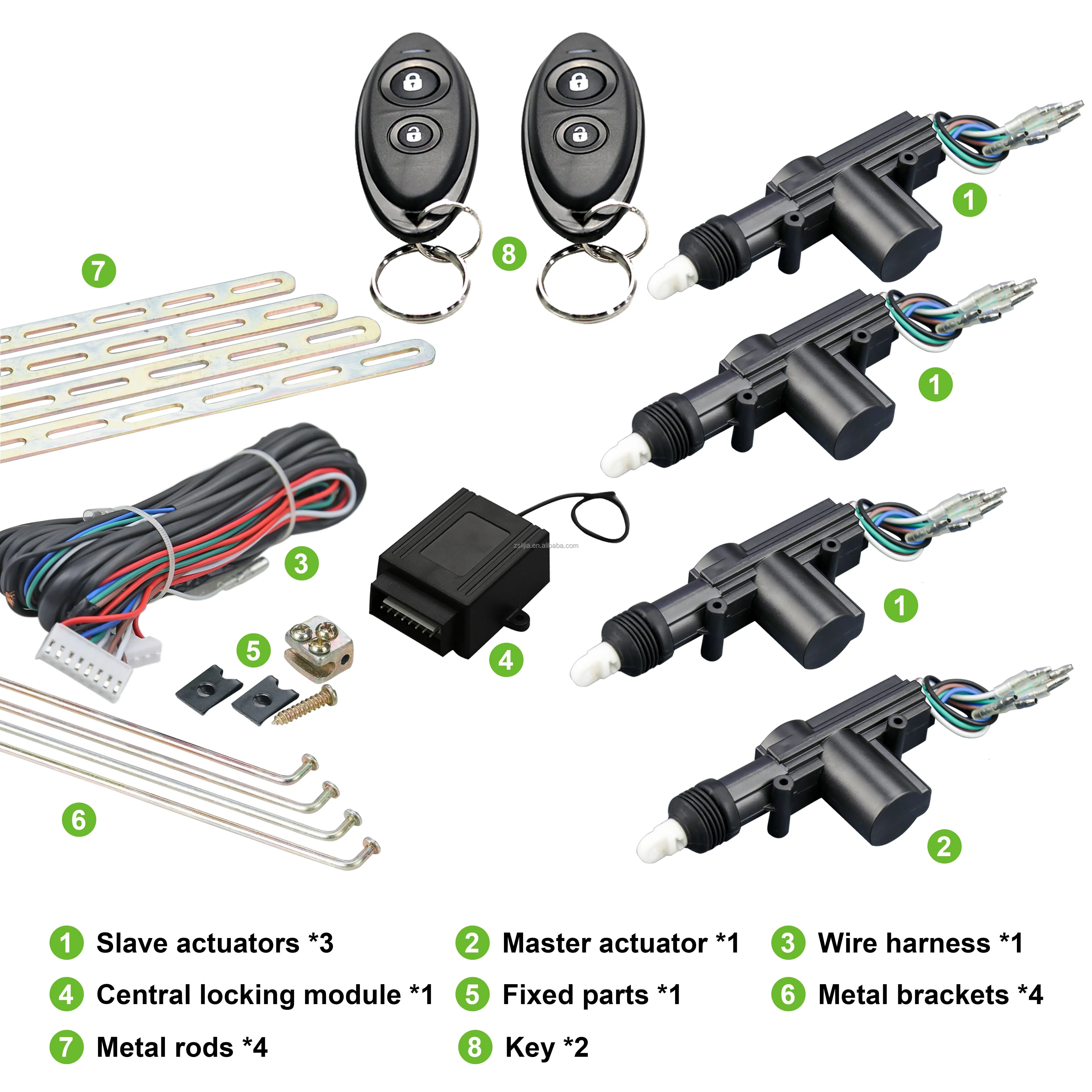 NTO 12V Indica Car Alarm System Anti-Hijacking Central Locking System ...