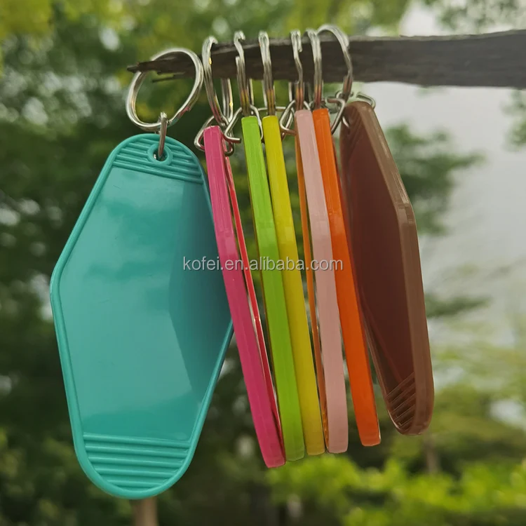 Kofei Promotional Blank Retro Vintage Motel Keychain Custom Logo ...