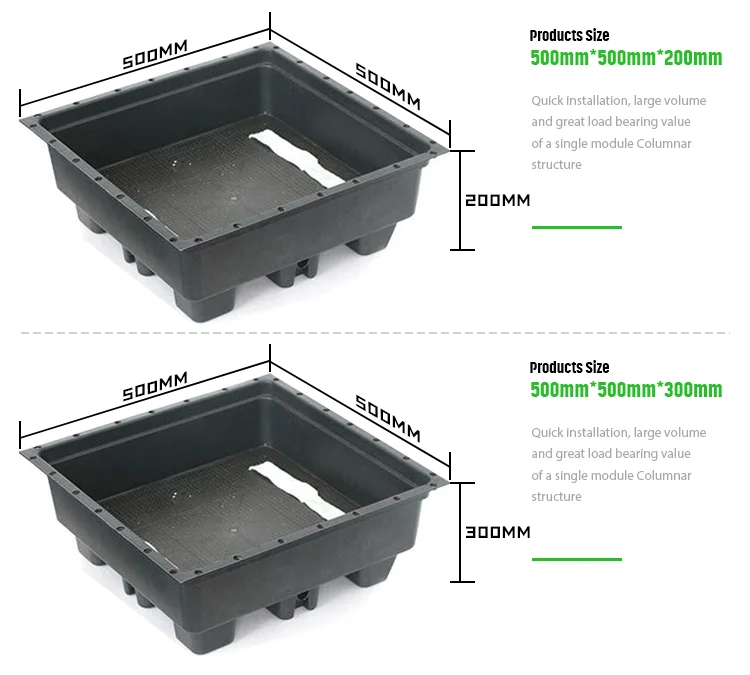 Square Plant Containers Rooftop Planter Garden Seed Propagation Tray ...