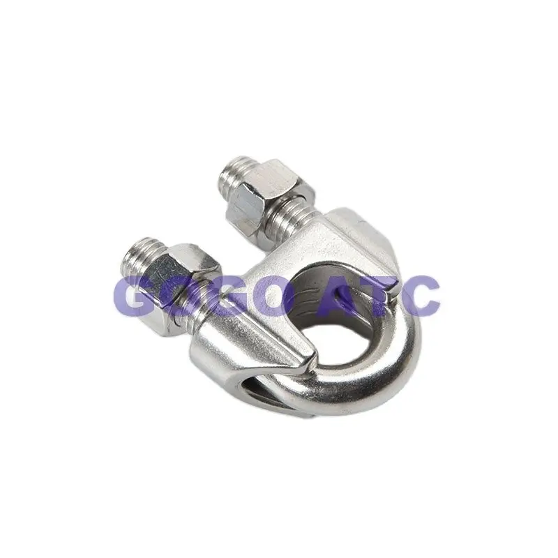 304 Wire Rope Clamp Buckle M2-M8 Stainless Steel Ingot Card U-shaped ...