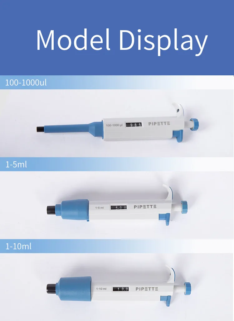 Adjustable Pipette Custom Variable Volume Micropipette Half ...