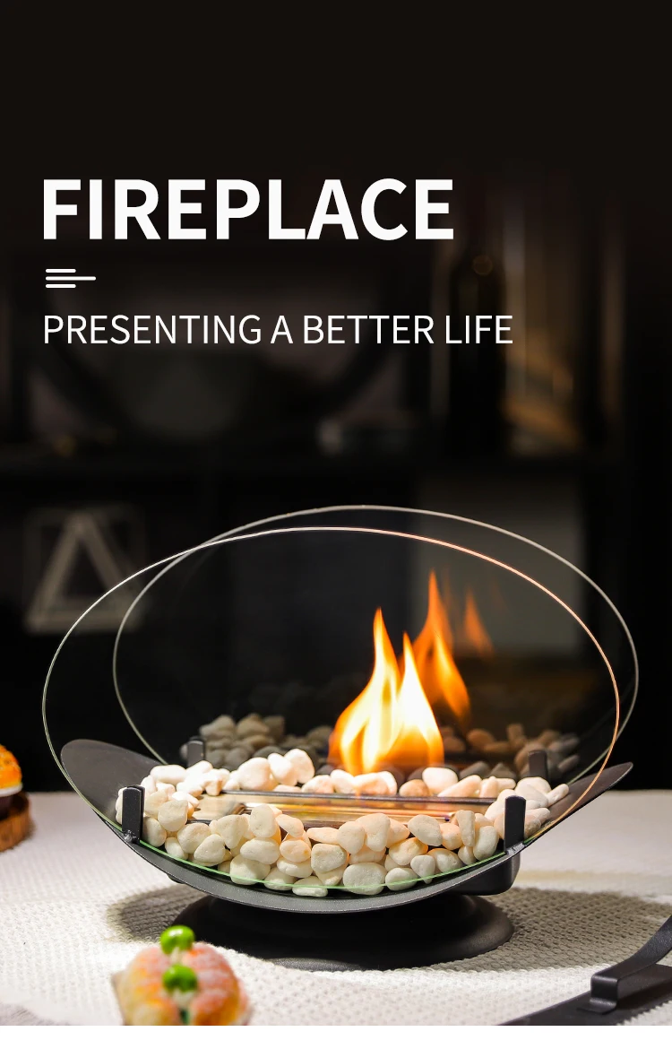 Ilfptt-119 Indoor Kamin Outdoor 2024 New Desktop Table Ethanol Fire ...