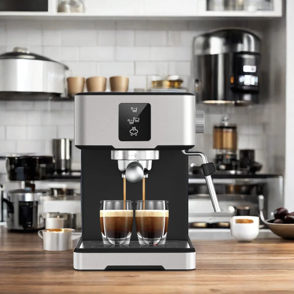 20 Bar Pump Pressure Espresso Coffee Machine - Buy Espresso Maker With ...
