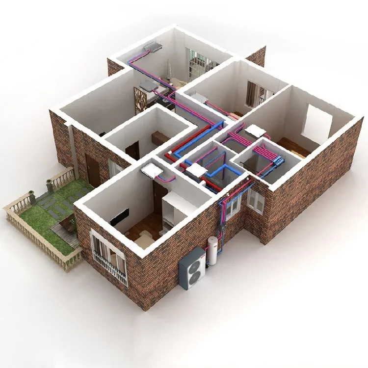 Hvac Air Duct Louvers Split Duct Type Air Conditioner Duct For Building ...