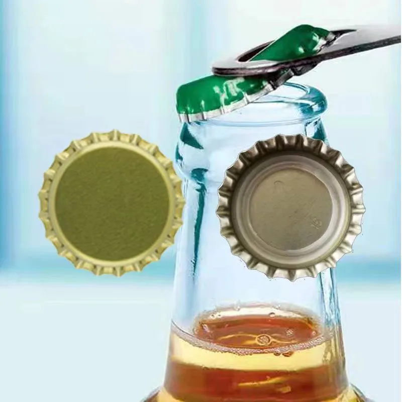 Custom Color And Printed Logo 26mm Size Beer Beverage Bottle Metal Beer ...