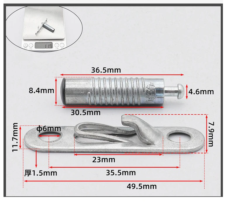 Plate Type Concealed Three in One Connector - Durable & Versatile