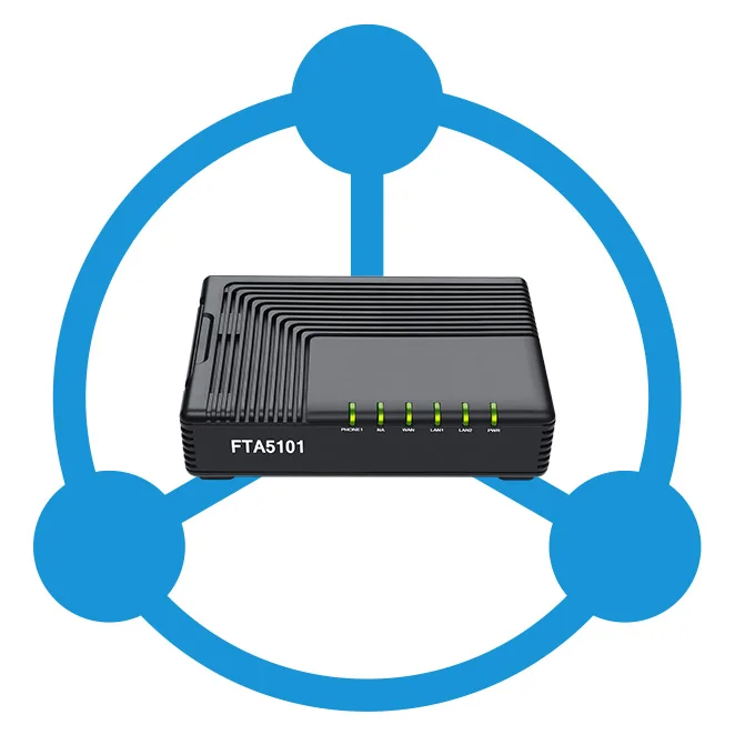 1 Fxs Port1 Voip Adapter Fta5101 Voip Gsm Gataway - Buy Sip V2 Voip ...