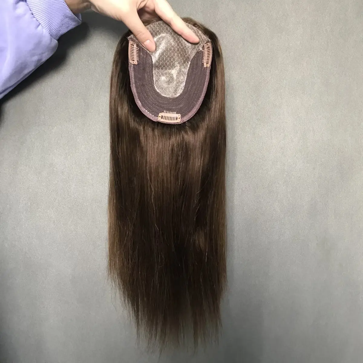 European Virgin Cuticle Aligned Human Hair Natural Color Straight 14 ...