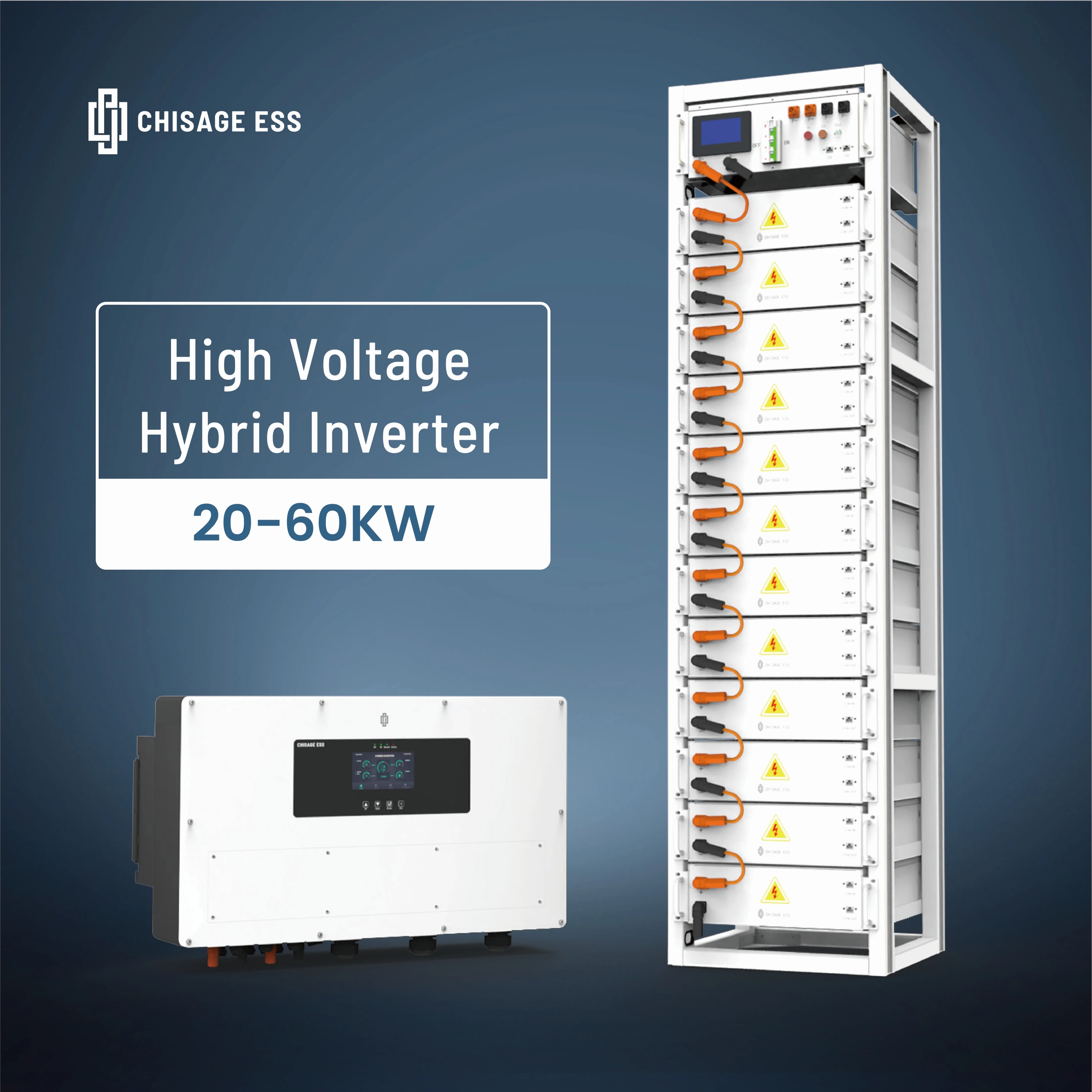 High Voltage Three Phase Commercial Industrial 400VAC 40kw Grid Tied ...