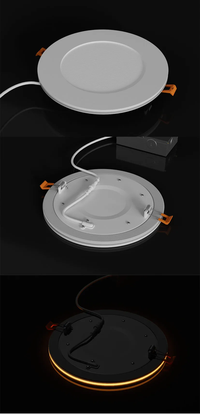 Etl 4 Inch 6 Inch Round Recessed Led Ceiling Night Downlight No ...