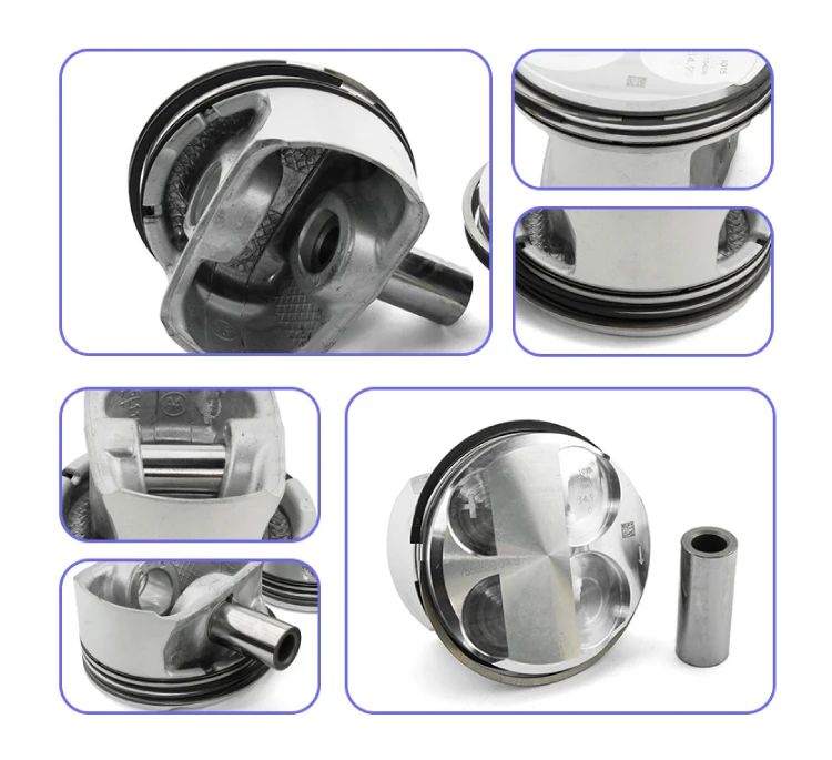 Hot Sale Piston& Rings Forged Engine Parts Piston Engine Assembly ...