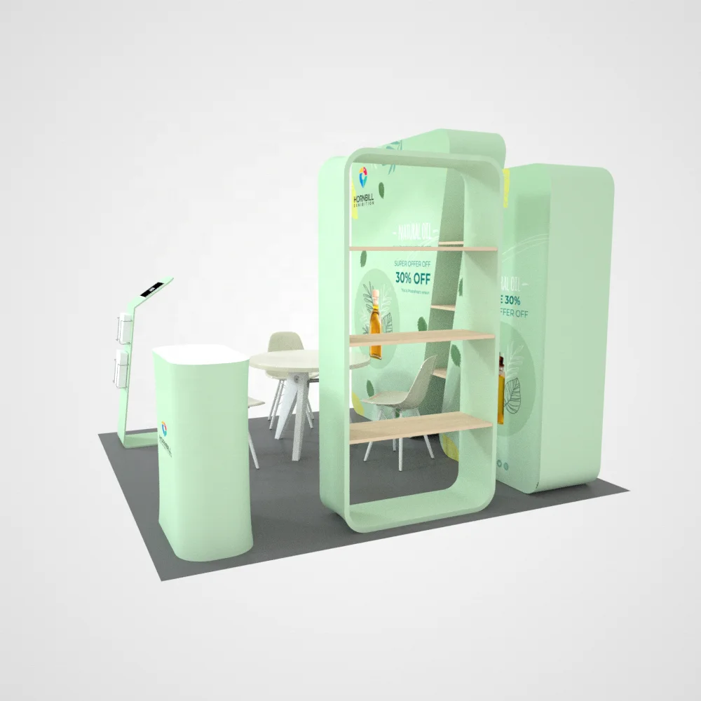 Easy Assemble Modular Aluminum Booth Backdrop Stand Advertising ...