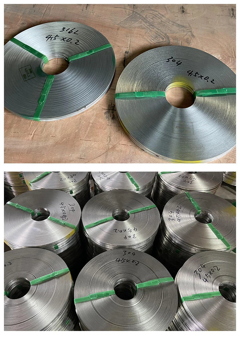 V-shape Stainless Steel Spool Metallic Strip For Industrial Standard ...