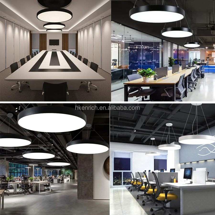 Office Meeting Room Lighting Dali Dimmable Custom 900mm Round Solid Led ...