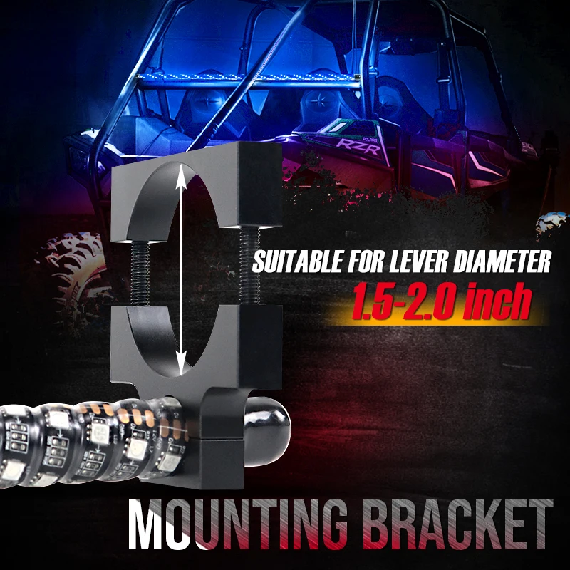 Enjoy A Splash Of Color With Utv Interior Whip Light,Chasing Color App And Remote Control For ...