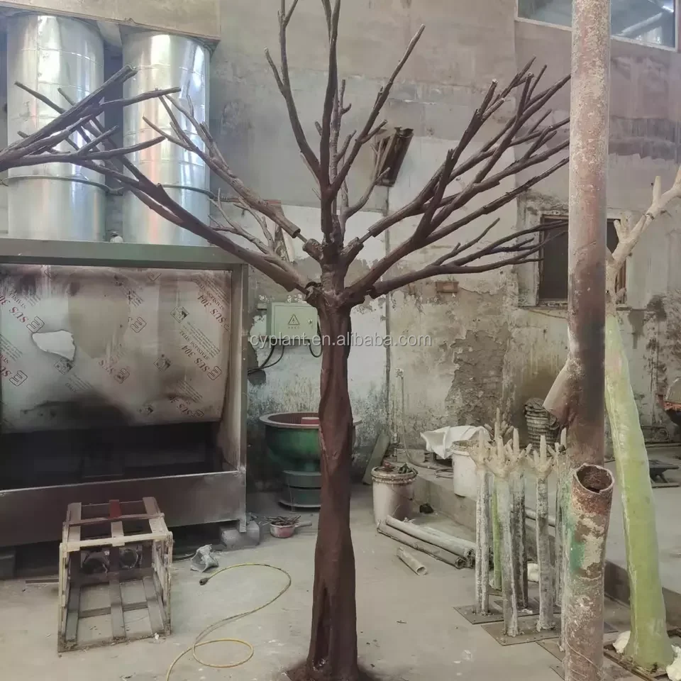 Factory 3m High 3m Wide Fiberglass Artificial Banyan Tree Large ...