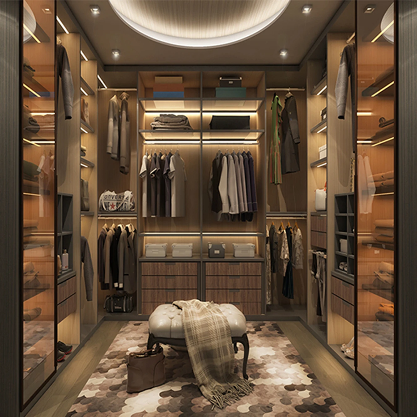 Girly Walk In Closet Design