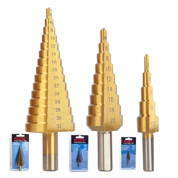 Fixtec High Speed Step Drill Hss Titanium Cobalt Step Up Drill Bit For ...