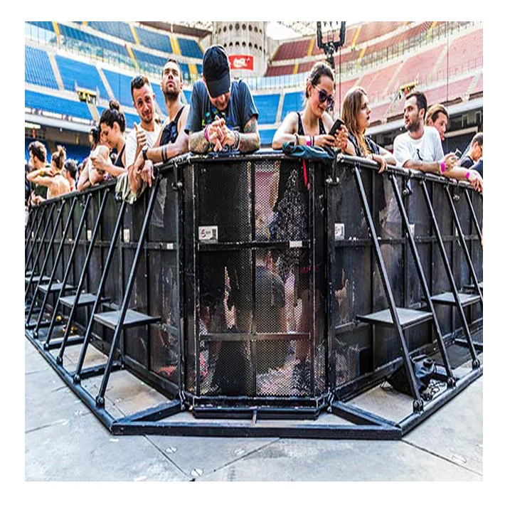 Heavy Duty Safety Concert Pedestrian Barriers Temporary Events Crowd ...