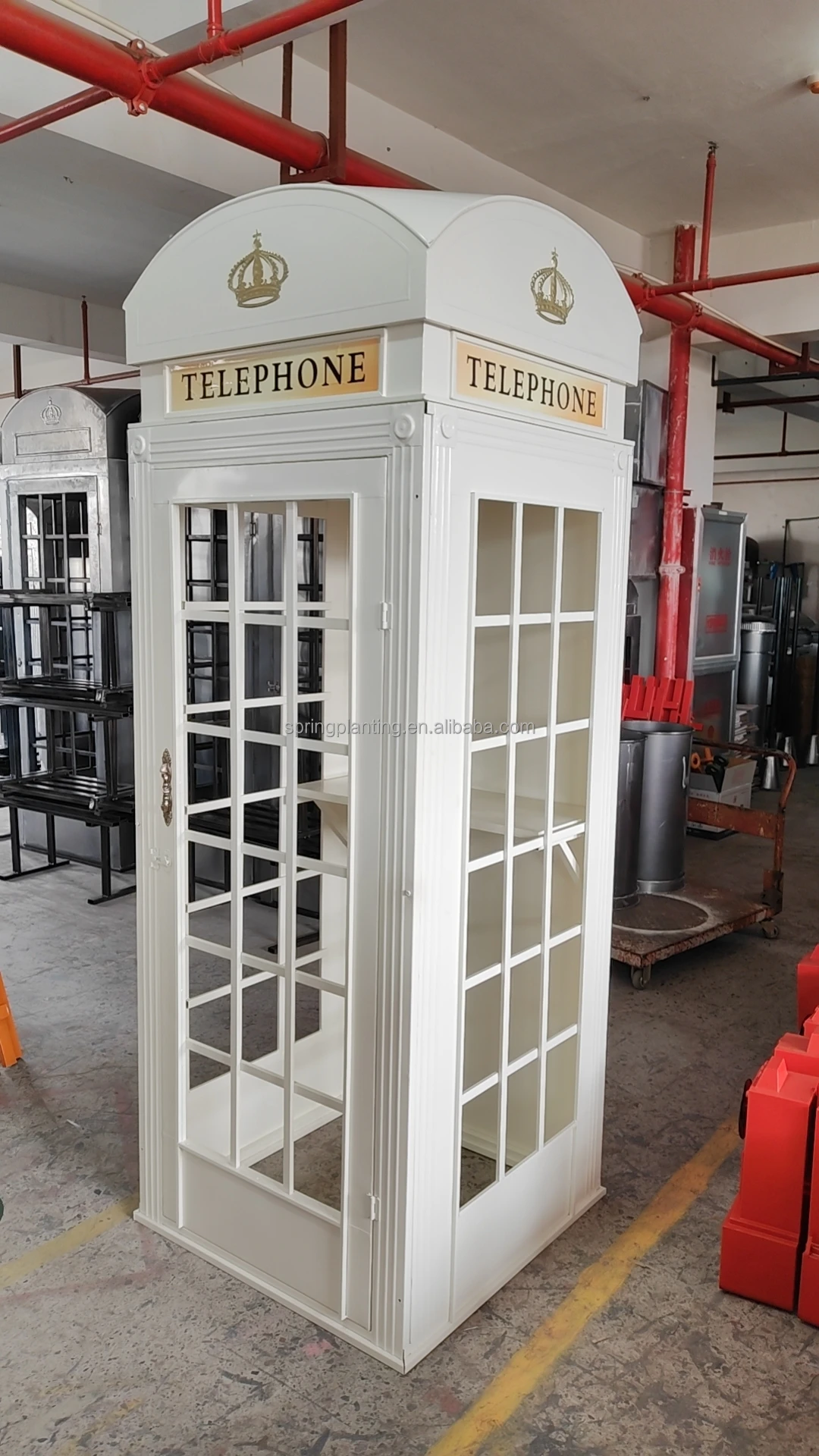 White Phone Booth with Audio Guestbook for Weddings - London Telephone ...