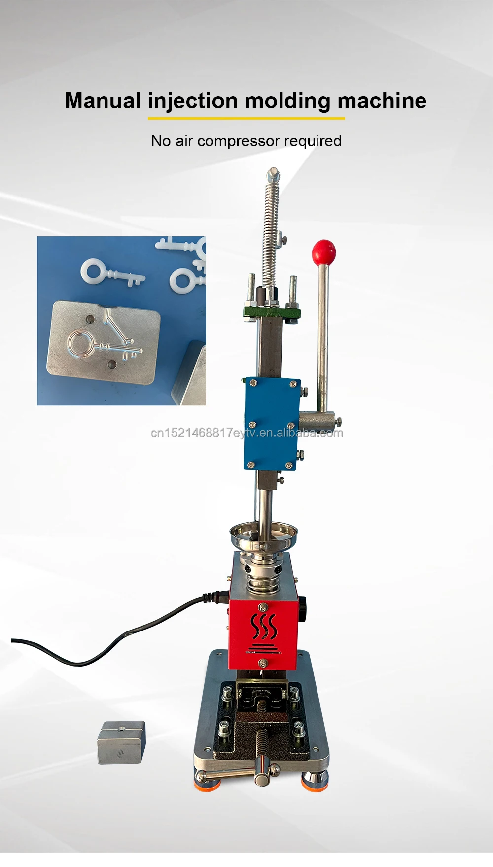 Mini 20G Manual Injection Molding Machine - Desktop Vertical