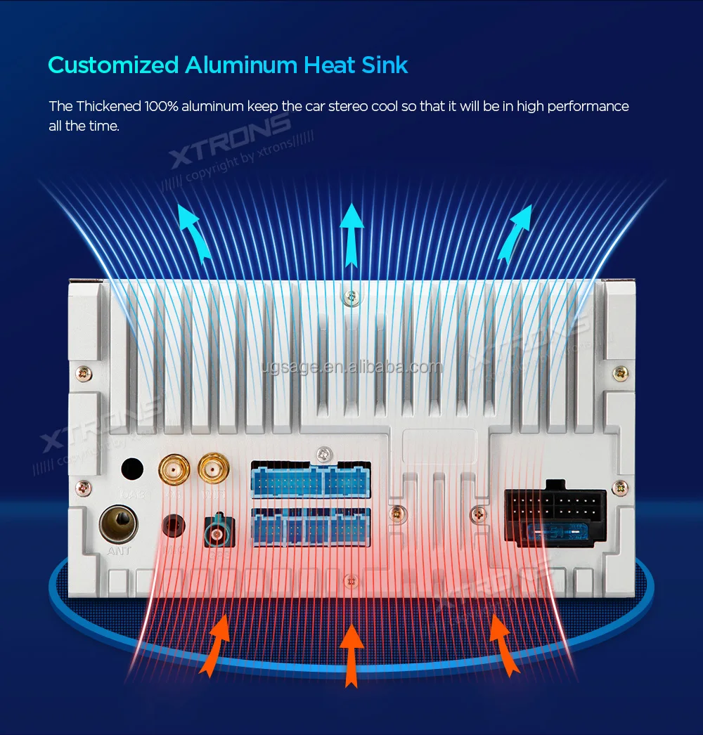 XTRONS 10.1" 8Core 8+128 Android 12 QLED Rotatable Screen 2 Din Car ...