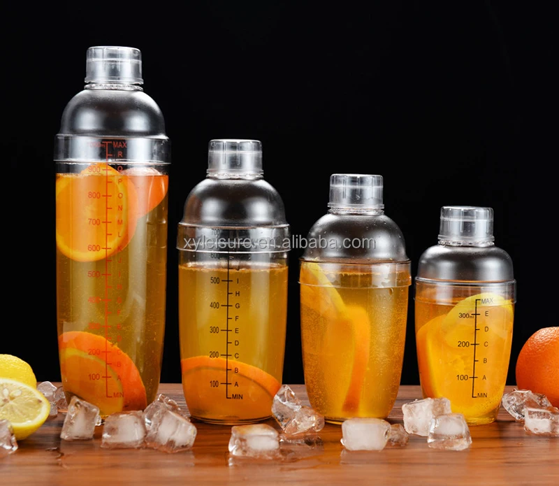Bar Shaker Plastic Cocktail Shaker Bubble Tea Cup
