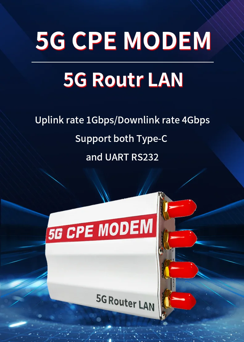 5g Cpe Modem Industrial Router With Sim Card Slot Can Access The ...