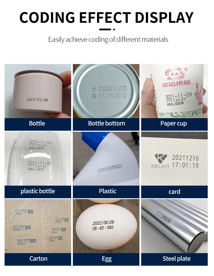 Foofon Fast Dry Ink Printer - Handheld Expiry Date Coder