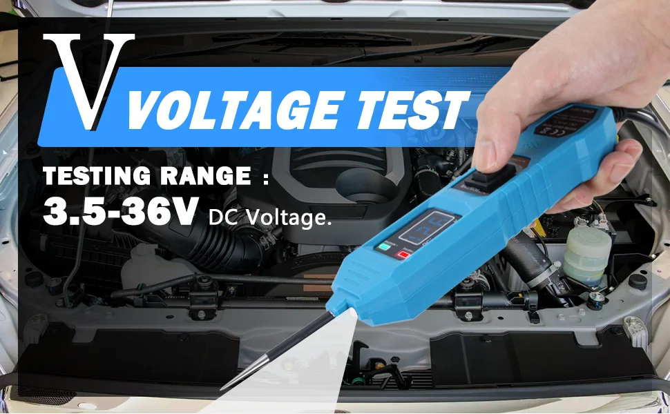 Heavy Duty Continuity Tester Pen - Automotive Diagnostic Tool