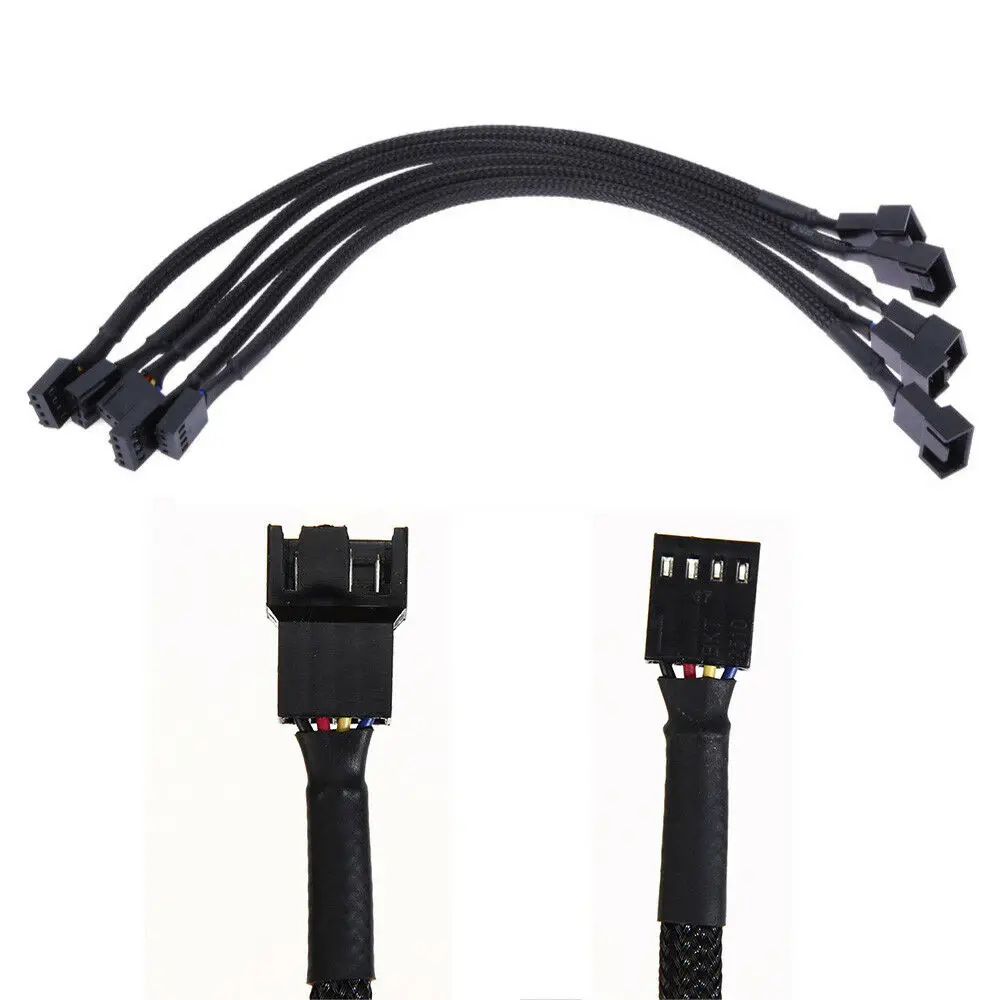 4 Pin Connector Case Fan Extension Braided Cable for Computer| Alibaba.com