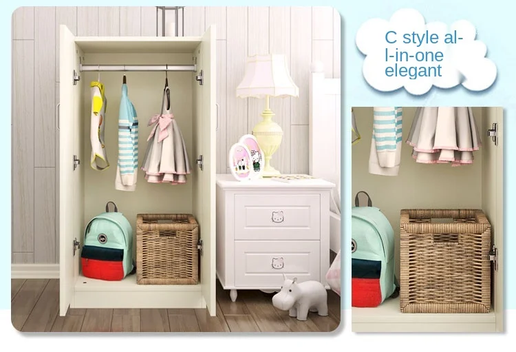 Simple Modern Economical Short Wardrobe For Children And Kids Small ...