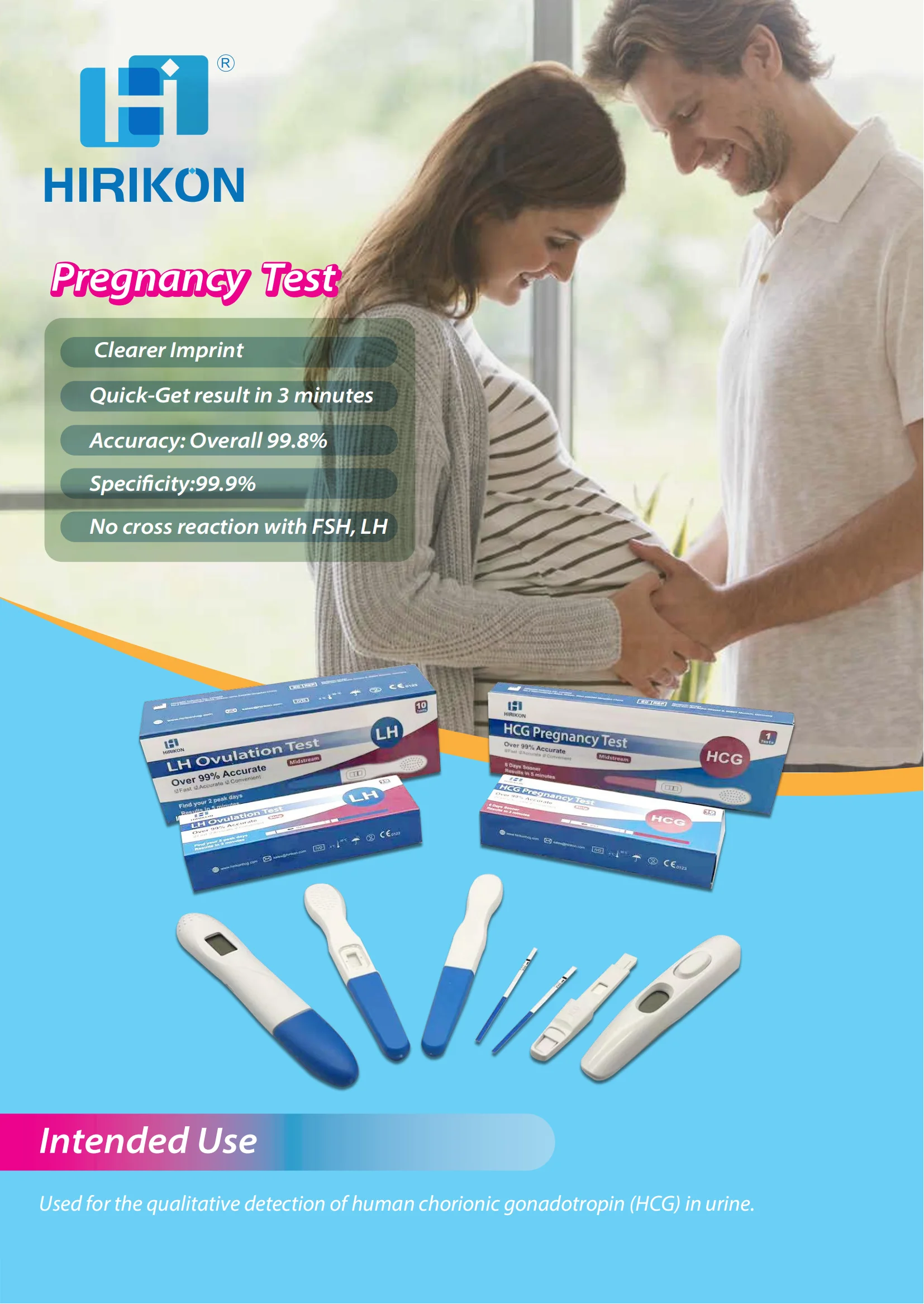 Cheap Price Plastic Medical Rapid Hcg& Lh Midstream Test Device Quality ...