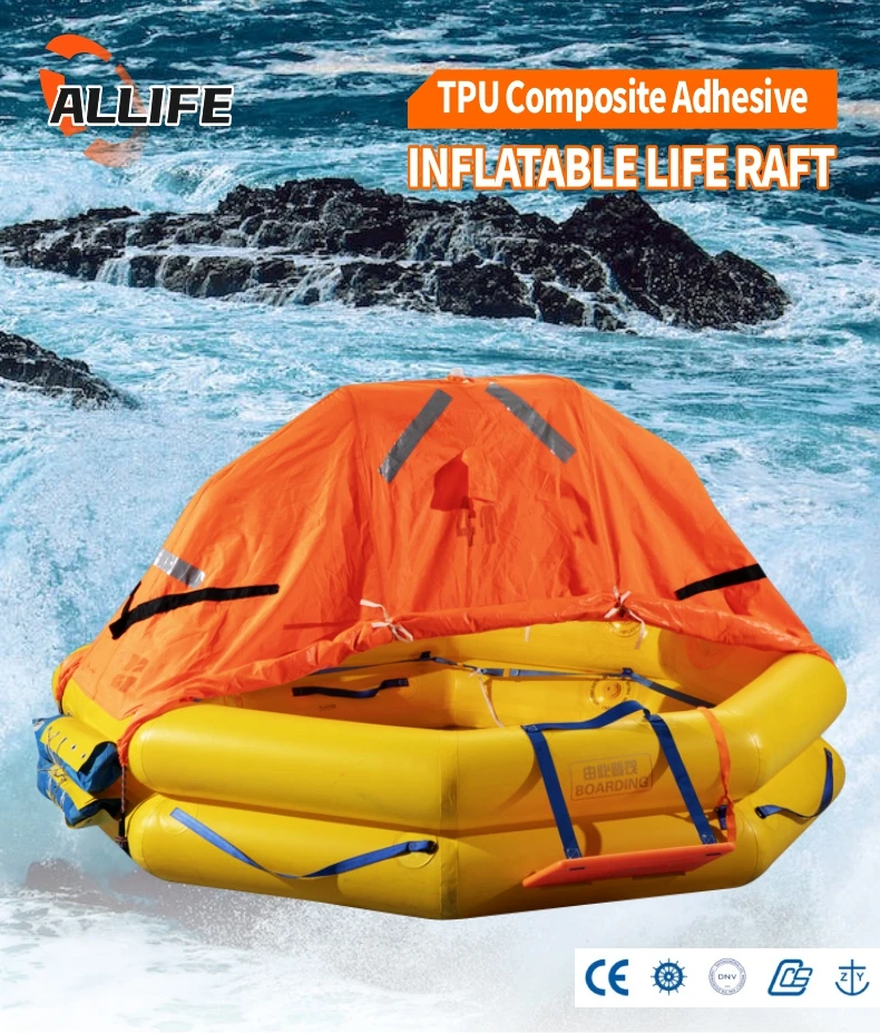 TPU Life Raft IMPA 331503 ZHR I-A Throwing Throw Overboard Type High ...